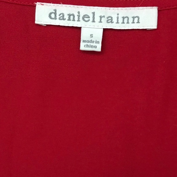 Daniel Rainn | Tops | Daniel Rainn Red Top | Poshmark
